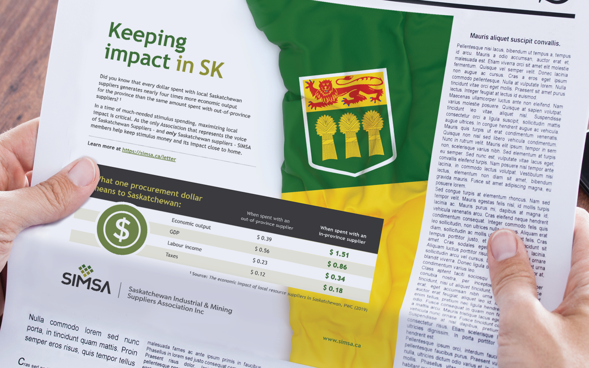 “Local spending, local impact” campaign - Creative Fire