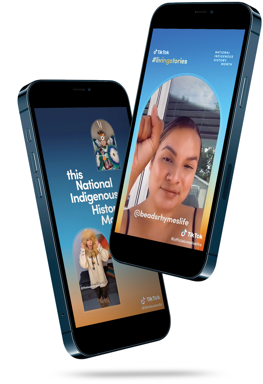 TikTok National Indigenous History Month campaign - Creative Fire